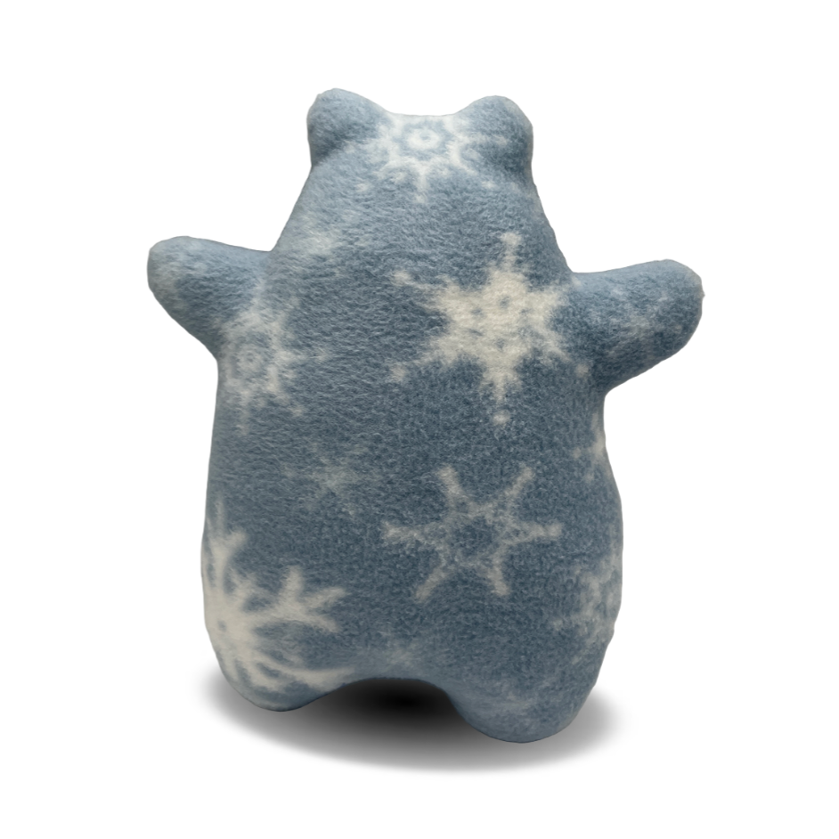 snowflake bear plush – kawaiikrafts